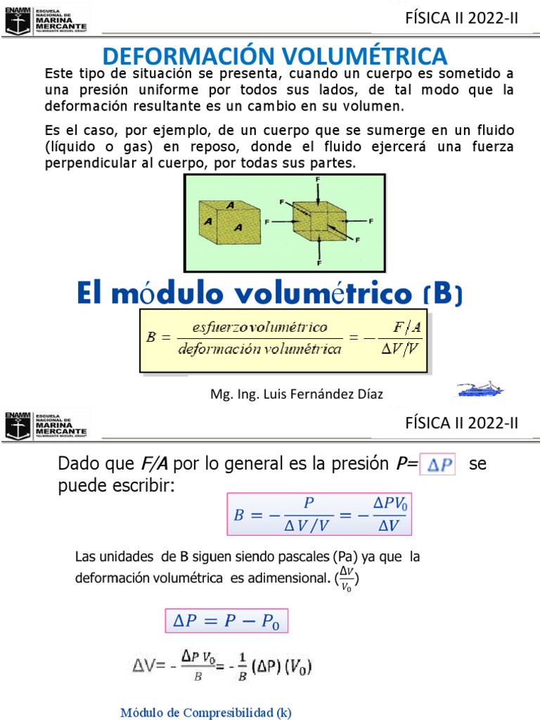 Tema 2 Deformación Volumetrica | PDF | Mecanica clasica | Naturaleza