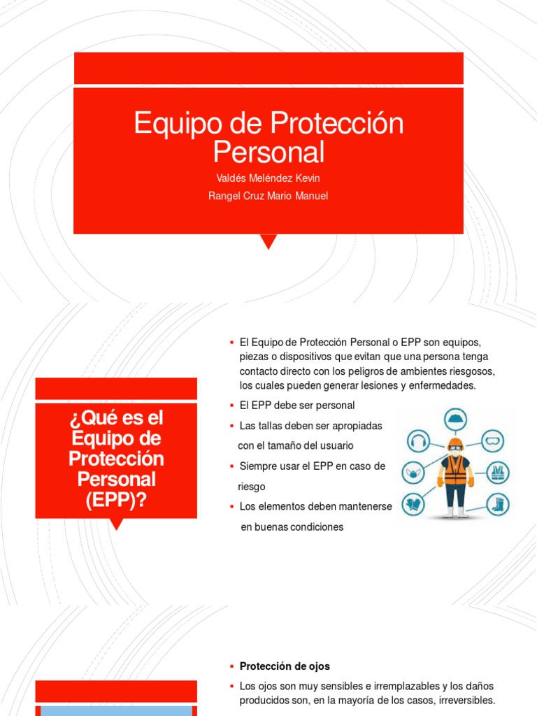 Protección Personal: EPP y Tipos de Equipos | PDF | Guante | Casco