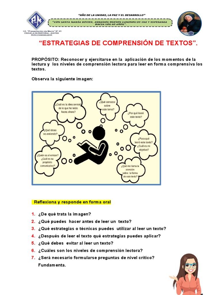 Estrategias de Comprensión de Textos | PDF | Comprensión lectora ...