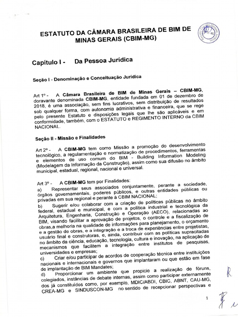 Estatuto Cbim | PDF