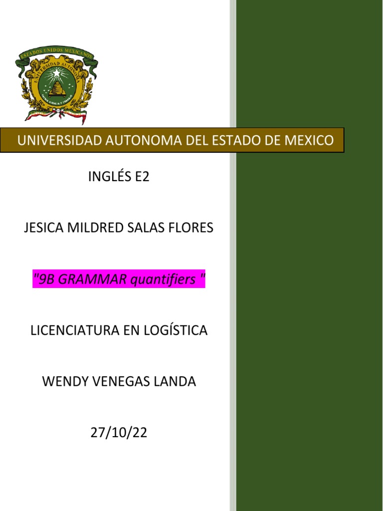 9B GRAMMAR Wendy V. | PDF