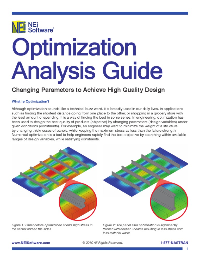 FEA Optimization Guide | PDF | Operations Research | Mathematical ...