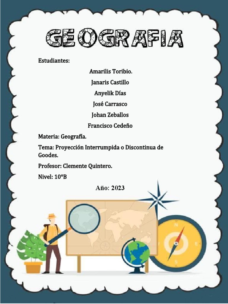 Proyección de Goode: Análisis Crítico | PDF | Cartografía | Mapa