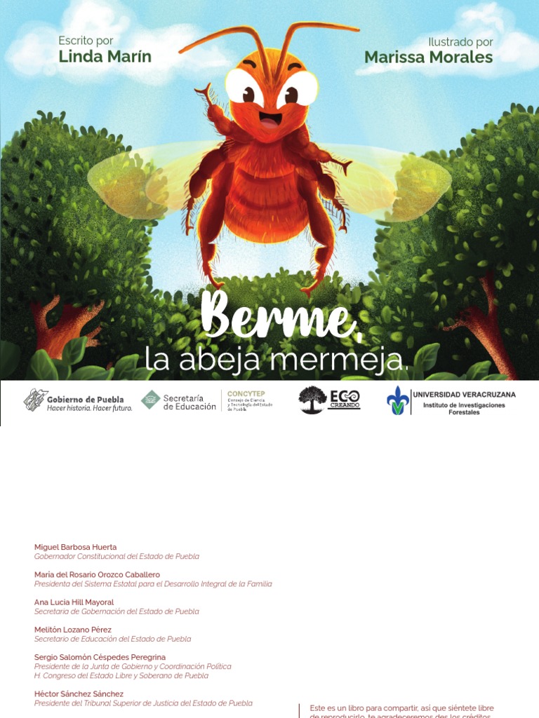 La historia de Berme, la abeja mermeja | PDF | Western Honey Bee | Colmena