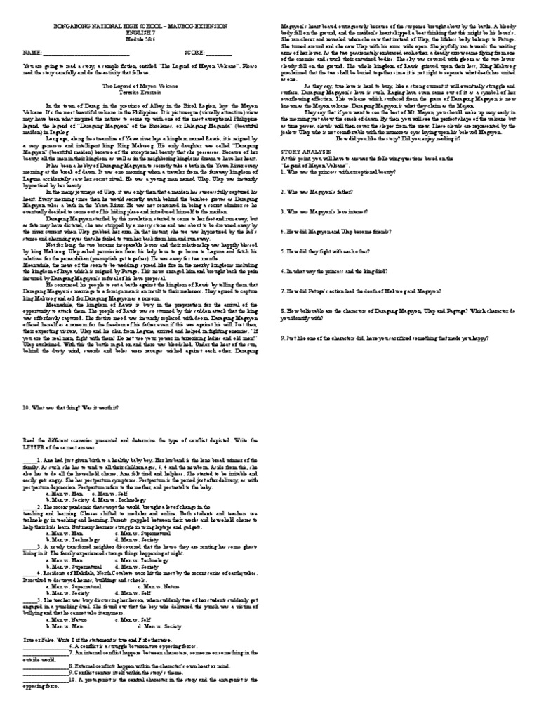 Eng 7 | PDF | General Fiction