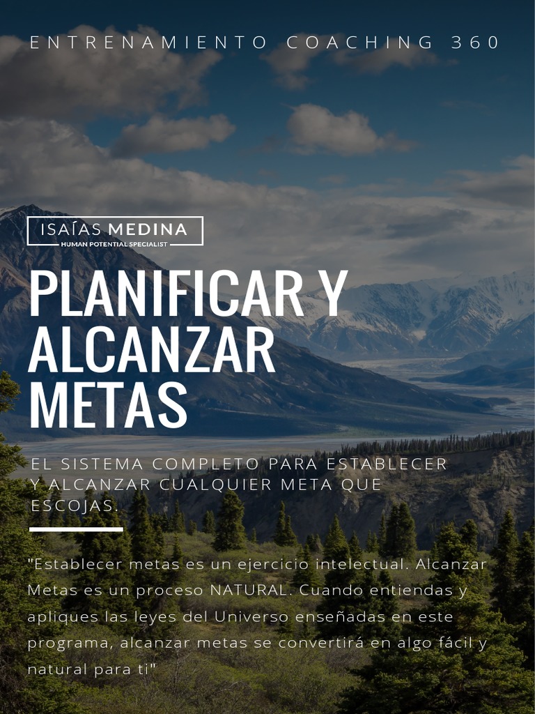 Guía para Planificar Metas Efectivas | PDF | Mente | Pensamiento