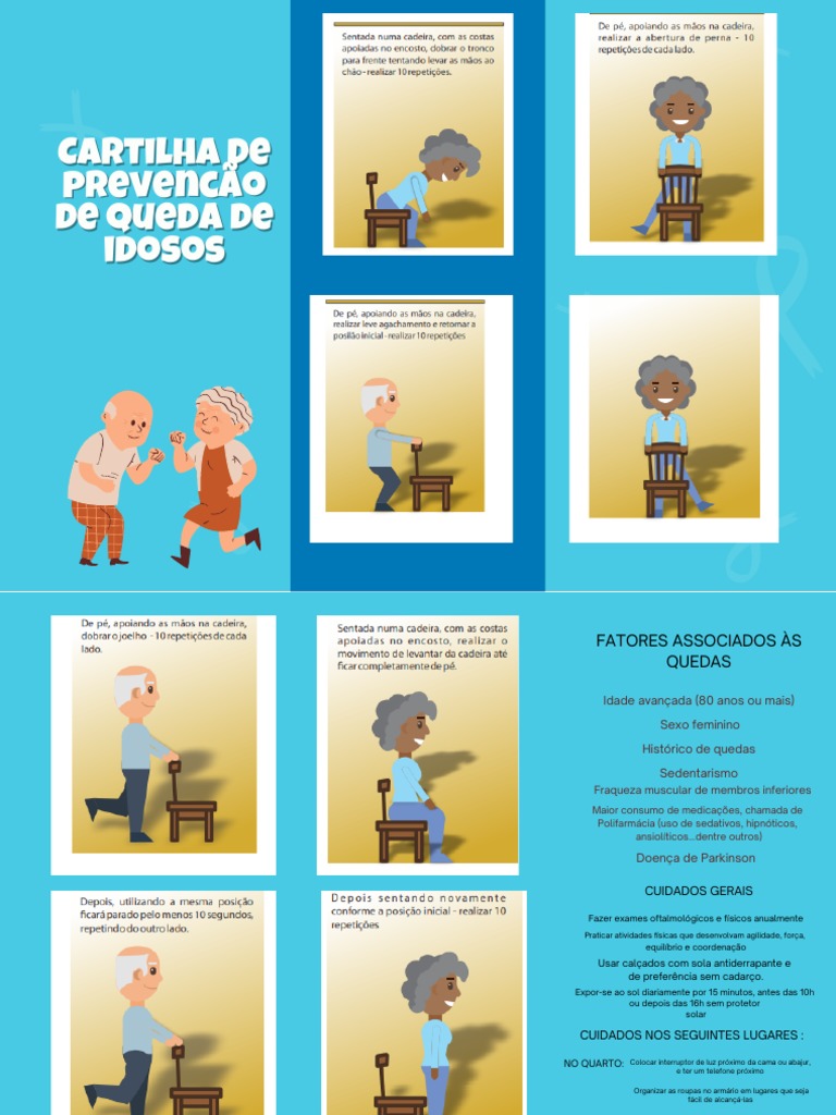 Cartilha de Prevencão de Queda de Idosos | PDF