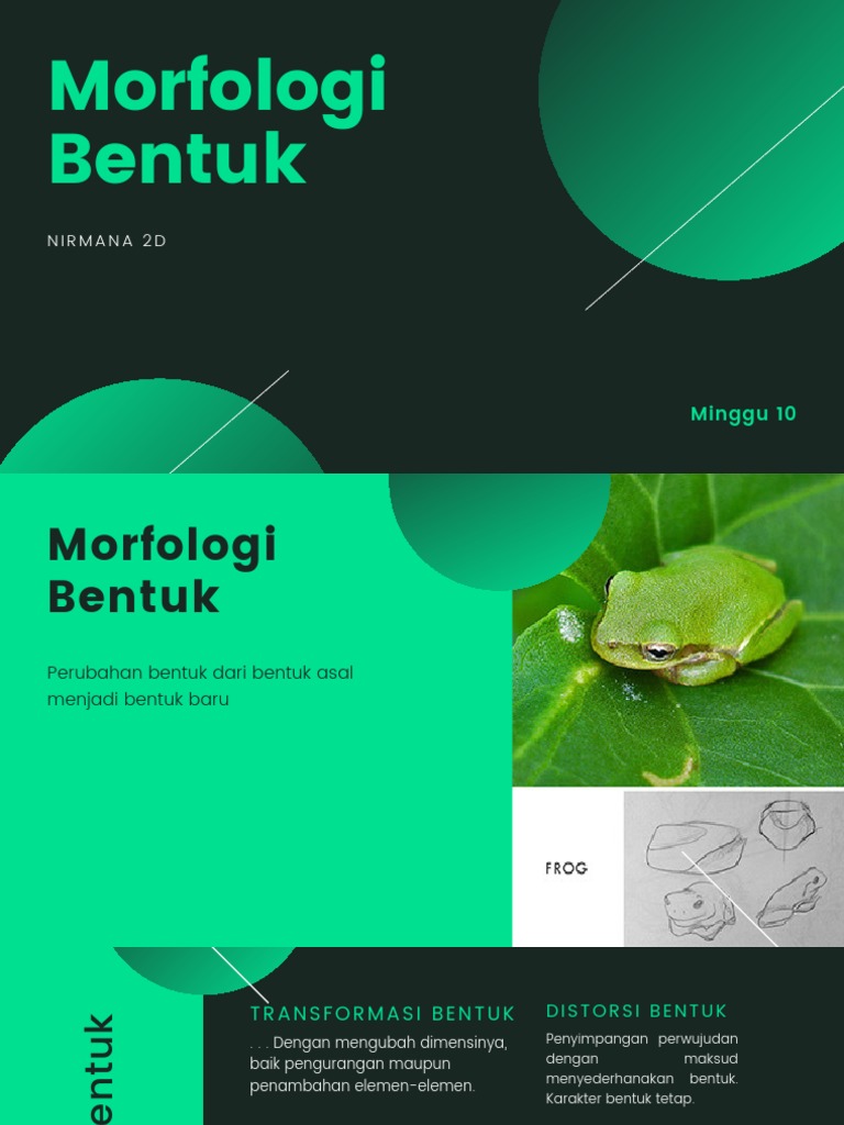 Minggu 10 - Morfologi Bentuk | PDF