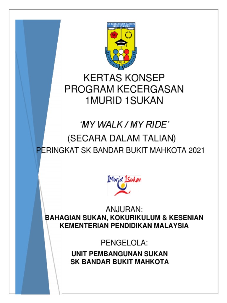 Kertas Konsep Program 1M1S Peringkat SKBBM 2021 | PDF Kertas Konsep Program 1M1S Peringkat SKBBM 2021 | PDF