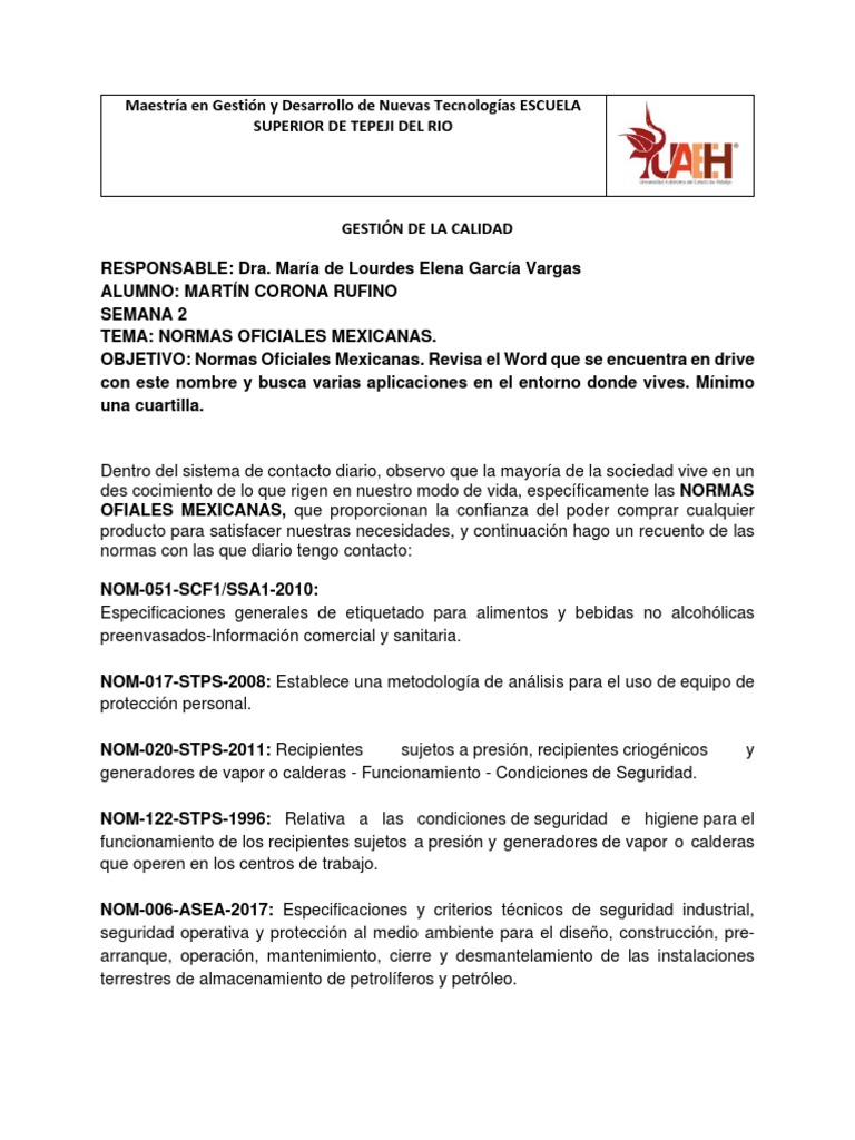 Aplicaciones de Las Nom | PDF | Valores