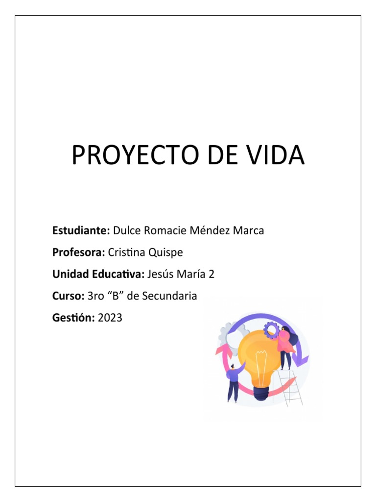 Proyecto de Vida | PDF