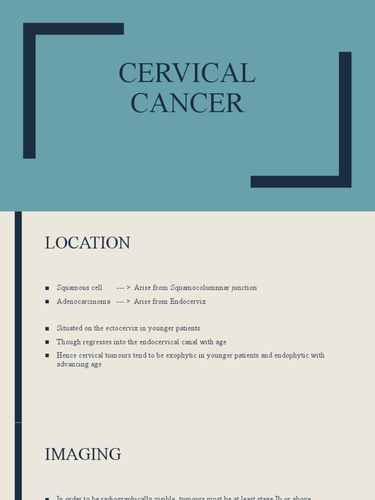 Cervical Cancer | PDF | Vagina | Urinary Bladder