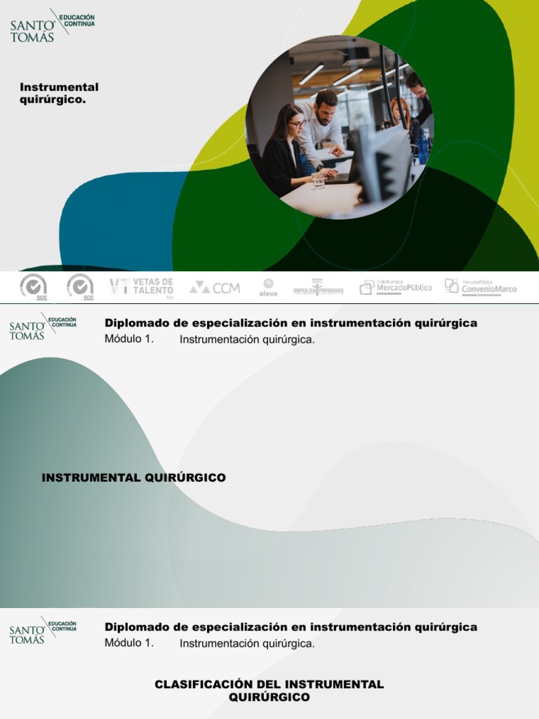 Clasificación del Instrumental Quirúrgico | PDF | Equipo medico ...