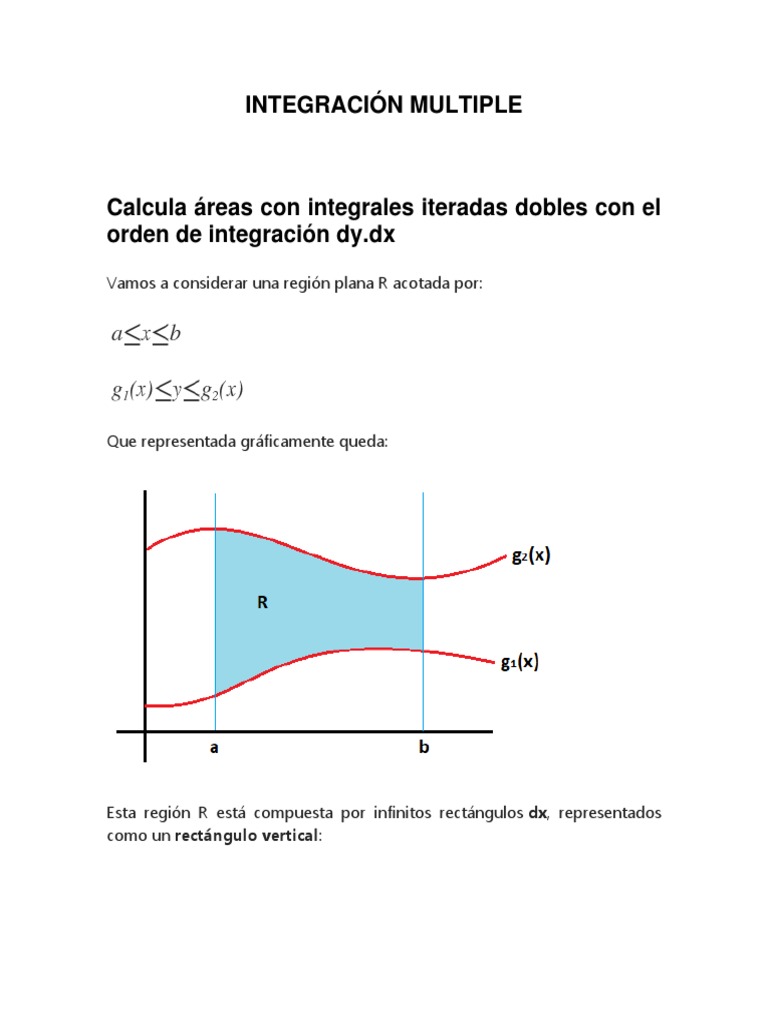 Integración Multiple 2 | PDF | Integral | Geometría