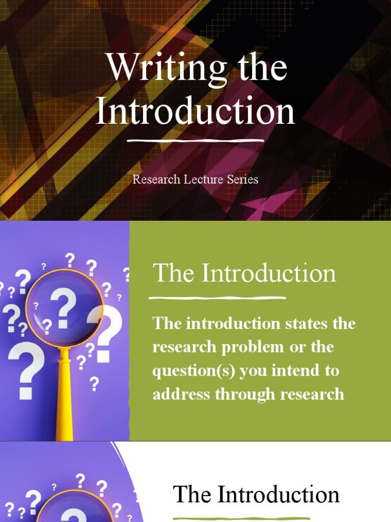 Research Introduction Guide | PDF | Citation | Apa Style