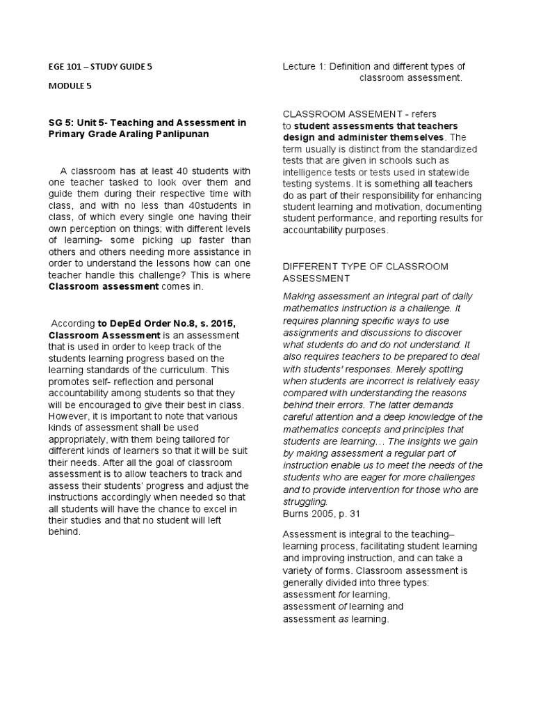 EGE 101 Module 5 Reviwer | PDF