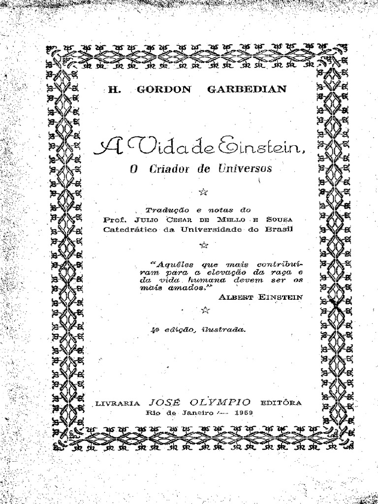 H G Garbedian - A Vida de Einstein - O Criador de Universos (1959) (309 ...