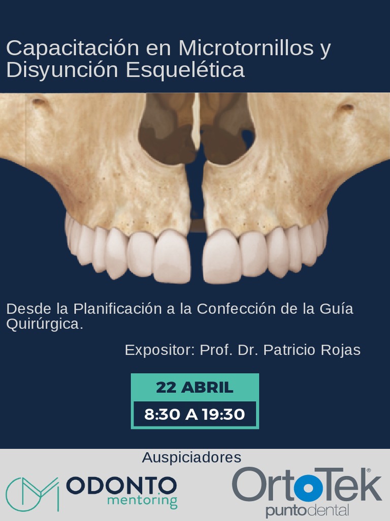 Capacitación de Microtornillos y Disyunción Esquelética. DR Patricio ...