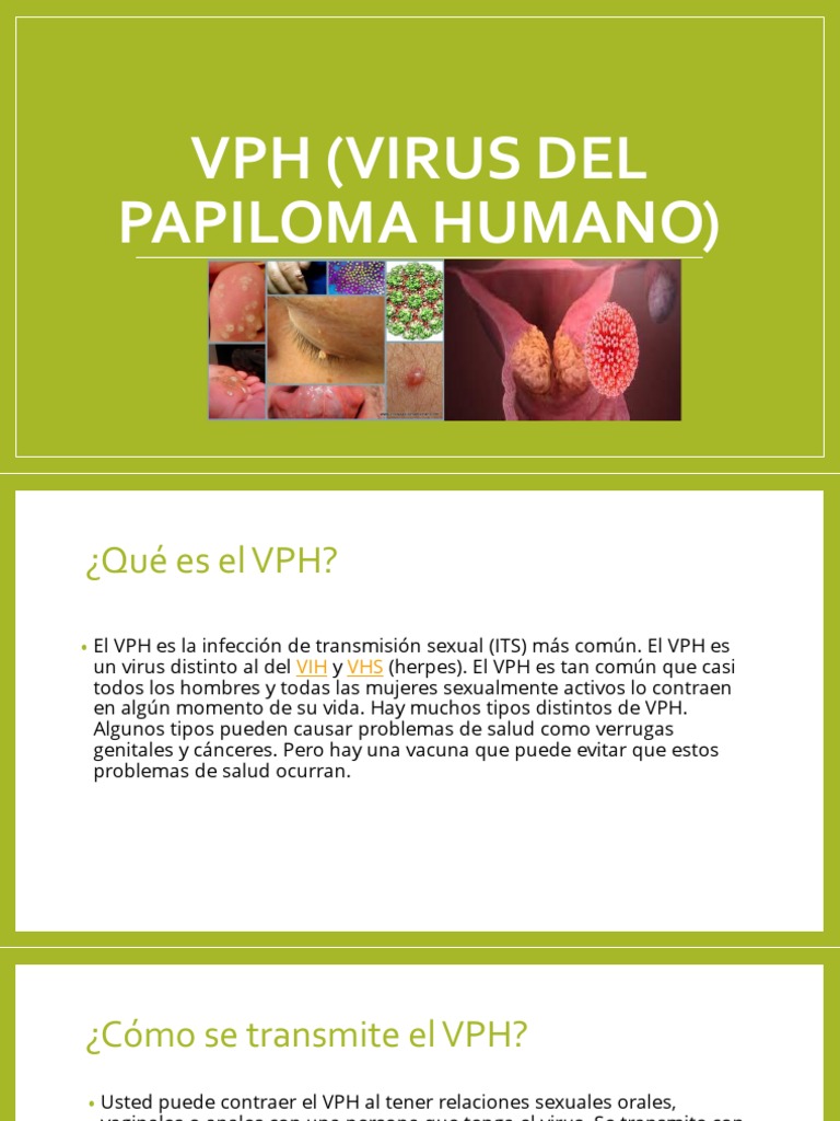 VPH (Virus Del Papiloma Humano) | PDF