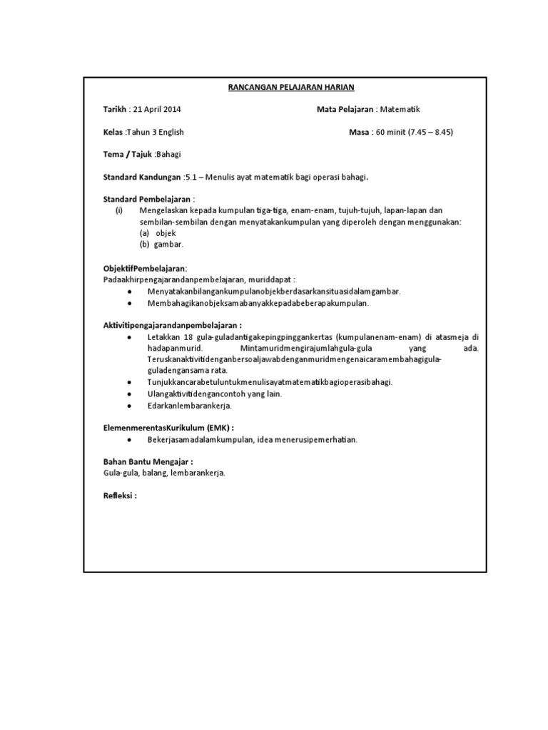 RPH Math Topik 5 (Z) | PDF