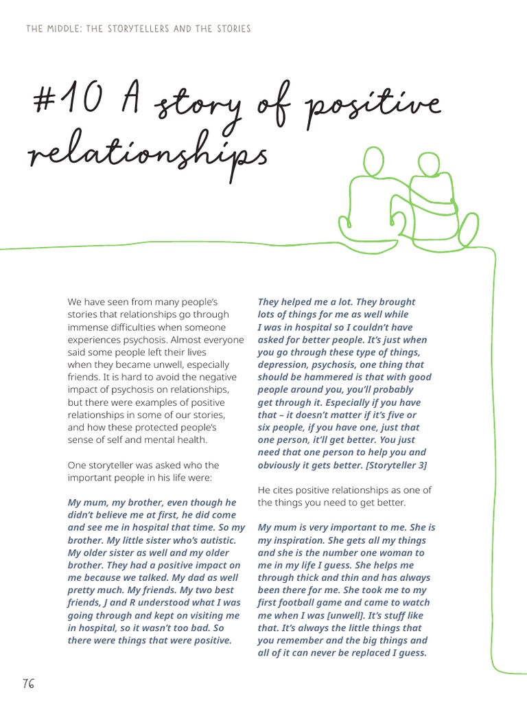 A Story of Positive Relationships | PDF