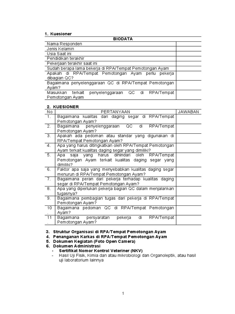 Praktikum QC Di Rpa | PDF