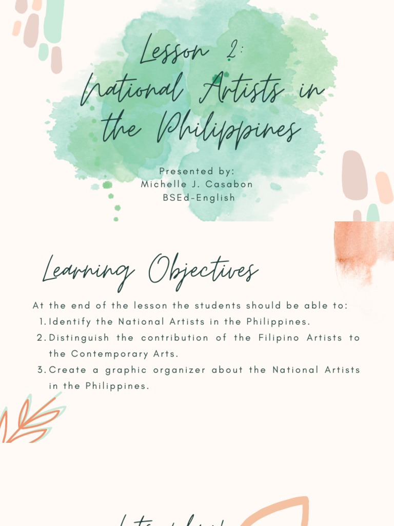 Tribute to National Artists of the Philippines | PDF
