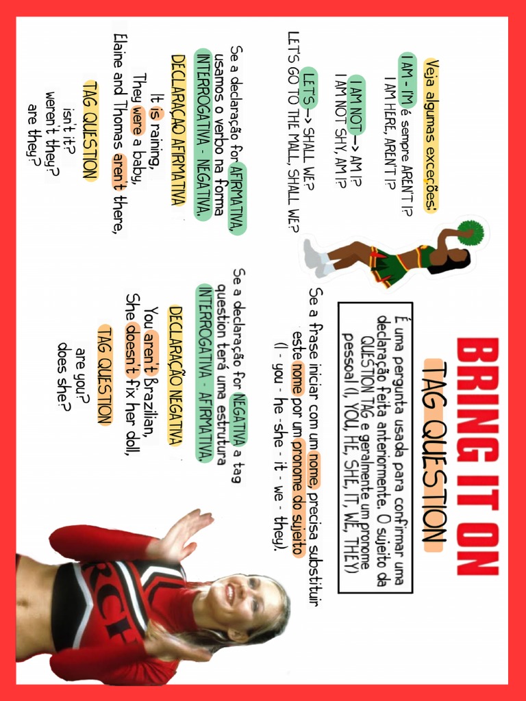 Mapa Mental Tag Question | PDF