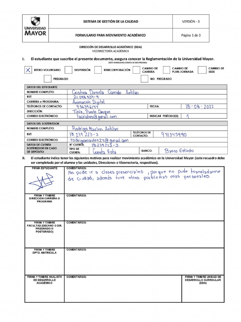 Formulario 18 PDF | PDF
