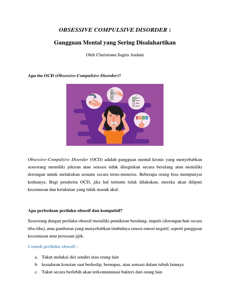Memahami Gangguan OCD Secara Mendalam | PDF