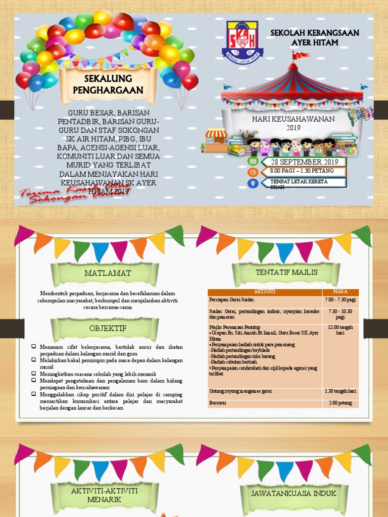 Buku Program Hari Keusahawanan | PDF