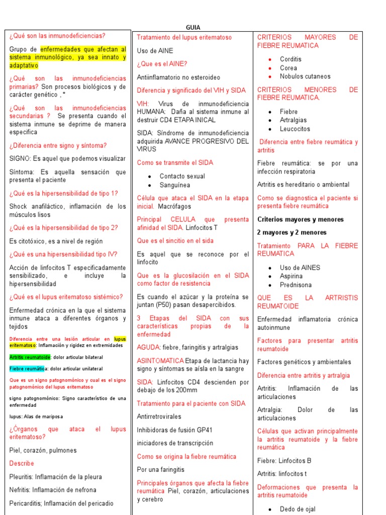 Inmunologiaa | PDF | Sistema inmune | VIH / SIDA