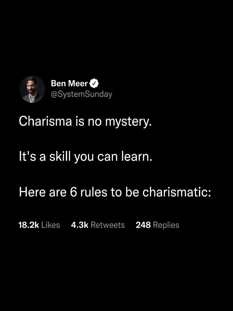 6 Rules To Be Charismatic | PDF