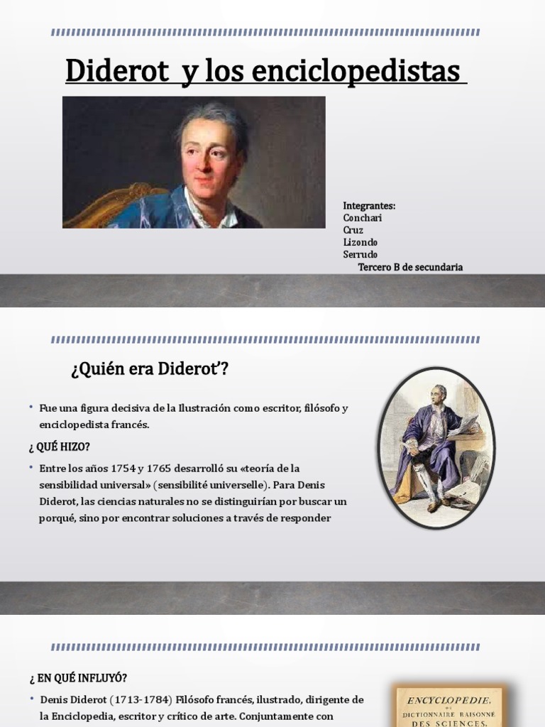 Diderot y Los Enciclopedistas | PDF