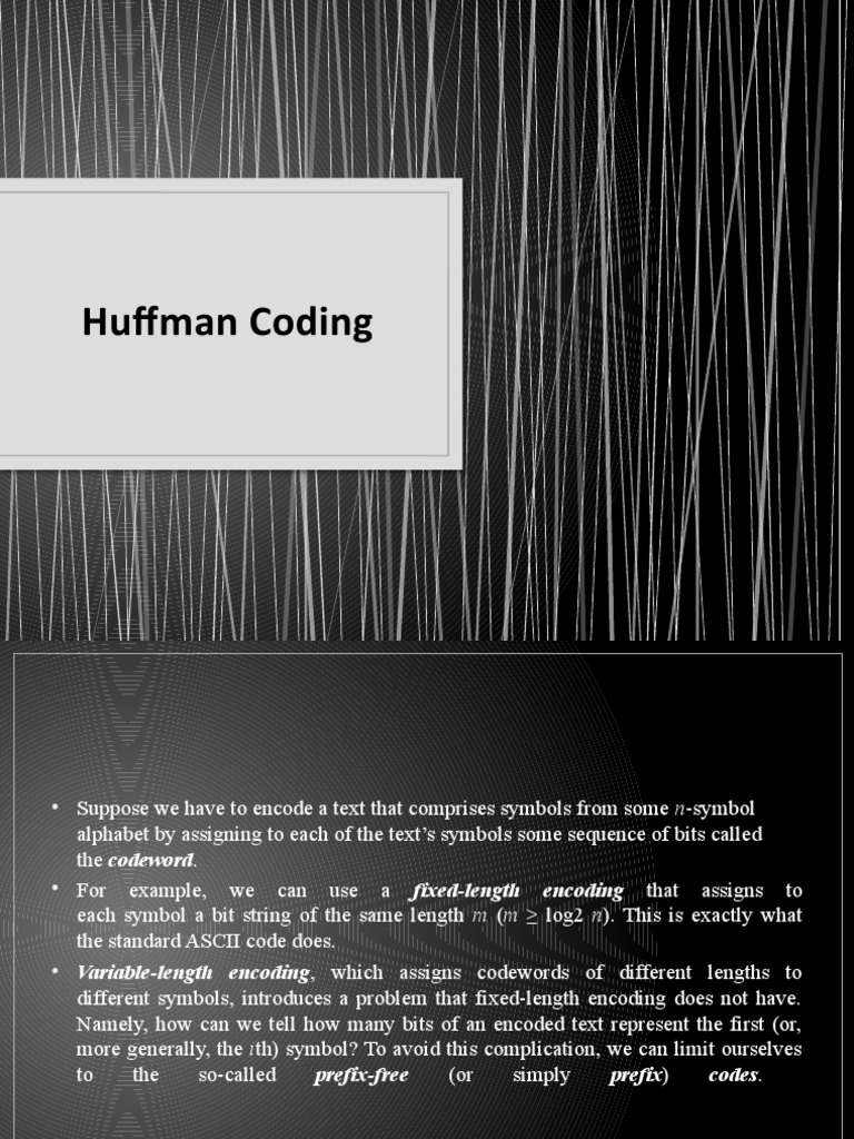 Huffman Coding | PDF | Code | Applied Mathematics Huffman Coding | PDF | Code | Applied Mathematics