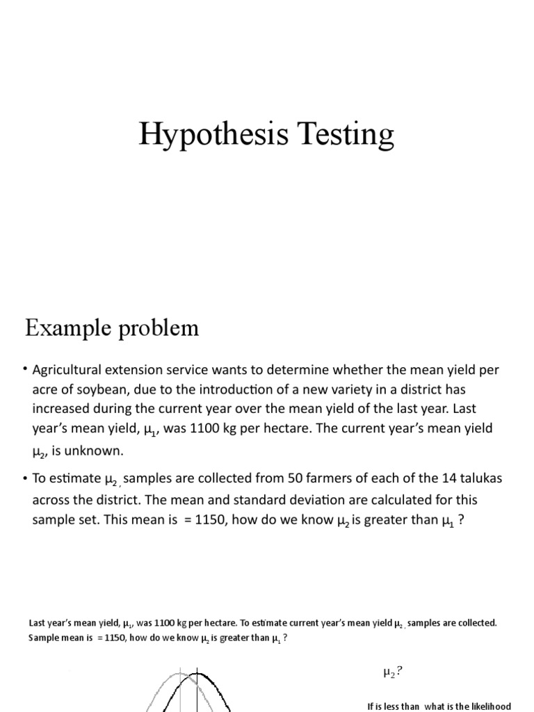 4 - Hypothesis Testing | PDF | P Value | Statistical Significance