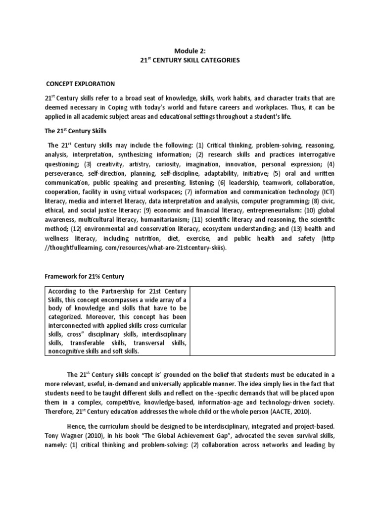 BUILDING AND ENHANCING NEW LITERACIES ACROSS THE CURRICULUM Module 2 ...
