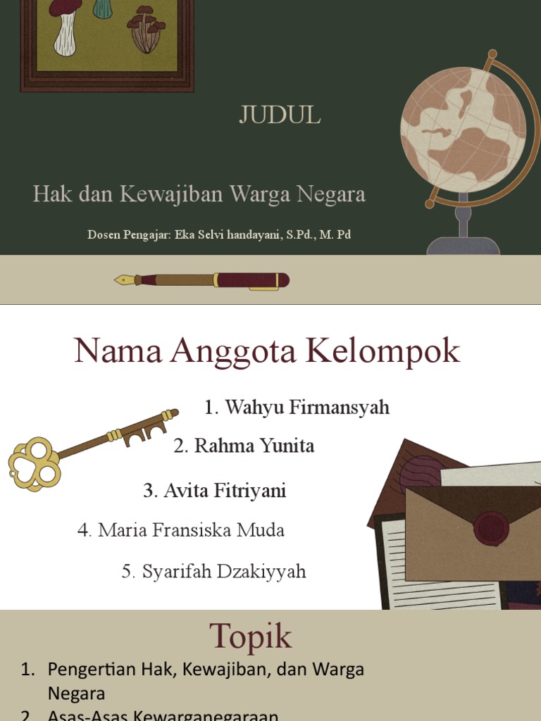 Hak Dan Kewajiban Warga Negara | PDF