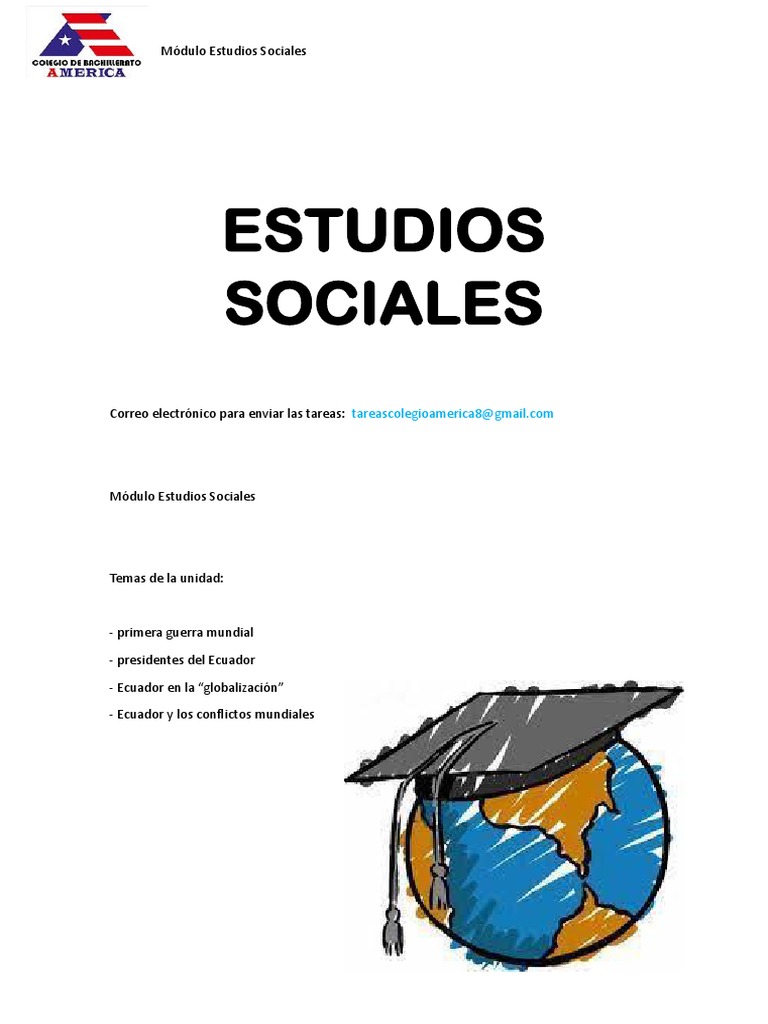 Modulo Estudios Sociales | PDF | Austria Hungría | Ecuador