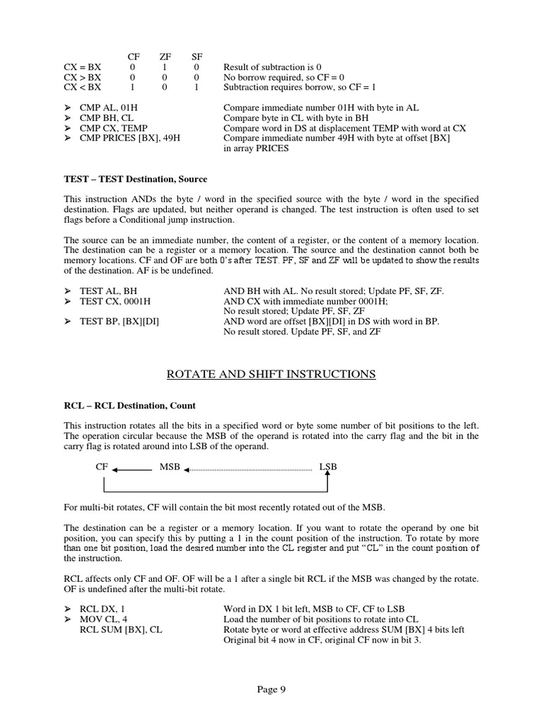 Unit2 Full Pdf Assembly Language Pointer Computer Programming