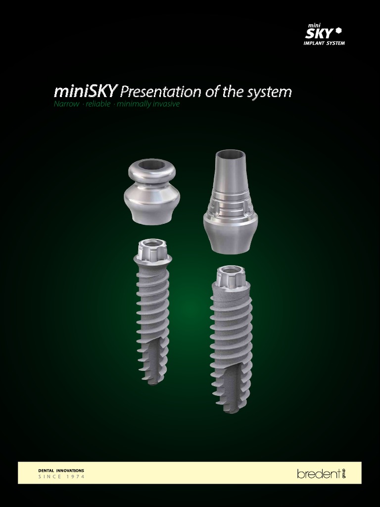 miniSKY Presentation of The System | PDF | Dental Implant | Prosthesis