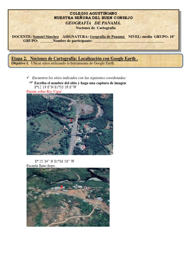 Cartografía Práctica en Google Earth | PDF