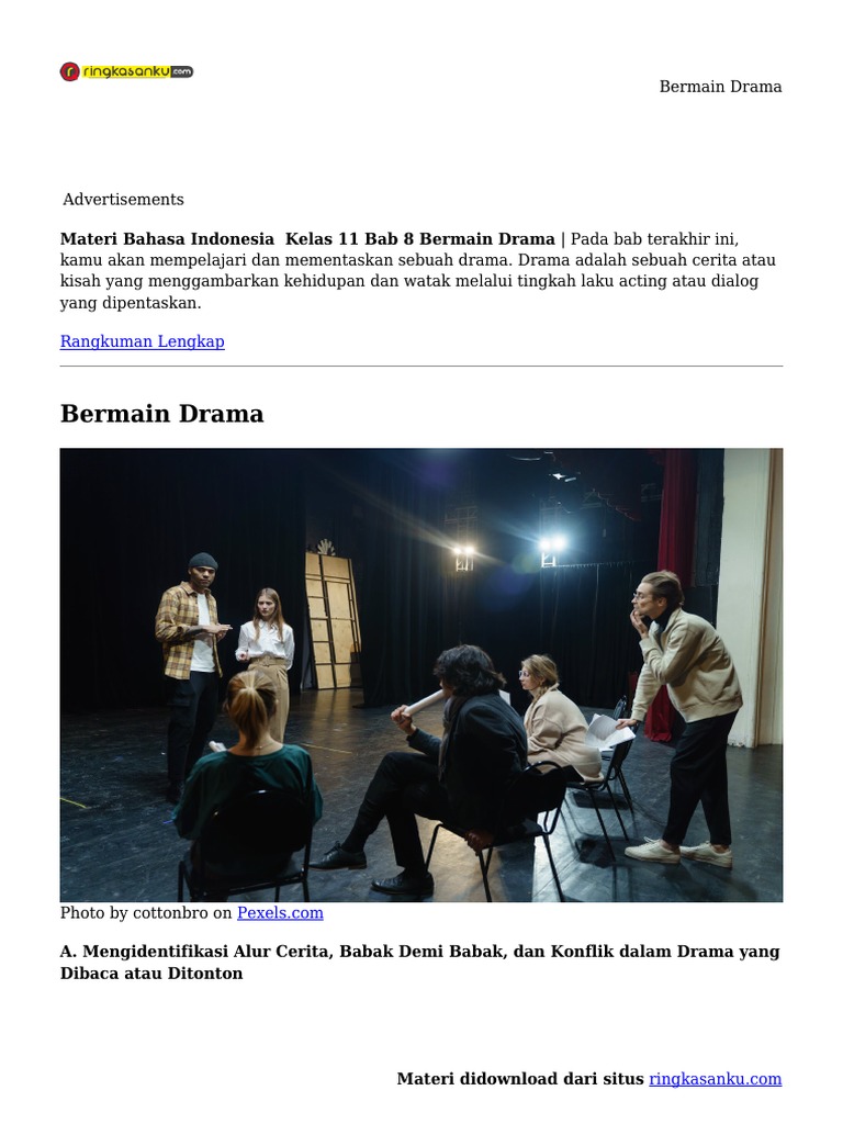 Bermain Drama PDF | PDF