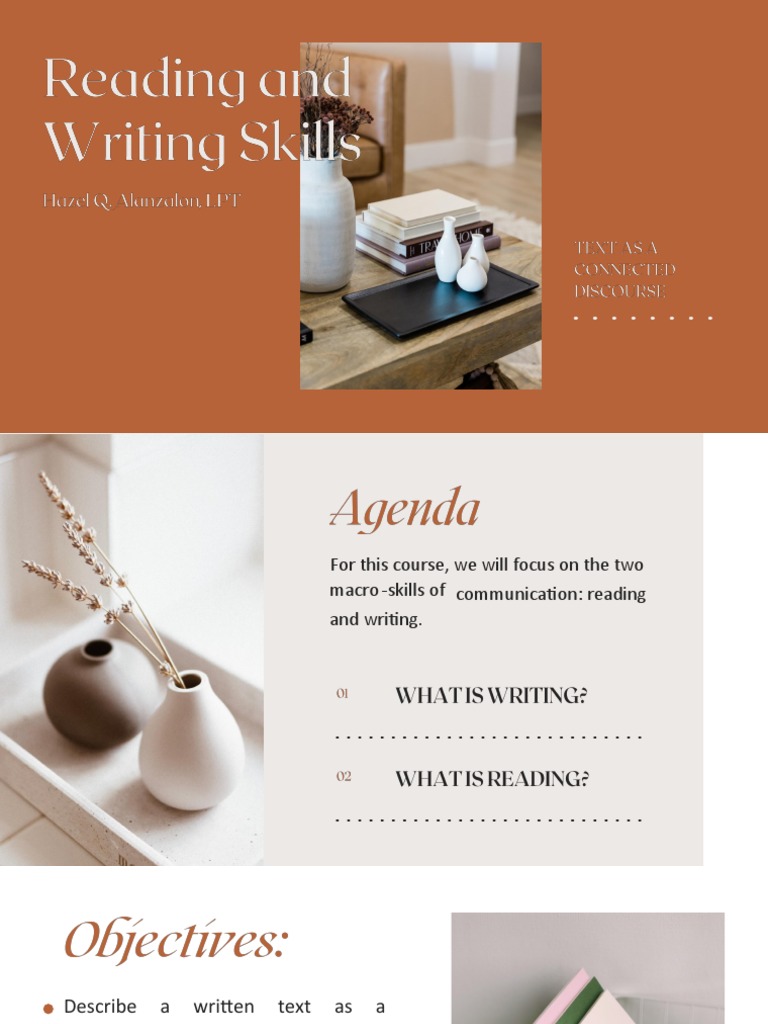 Lesson 1 - Text As A Connected Discourse | PDF | Discourse | Word