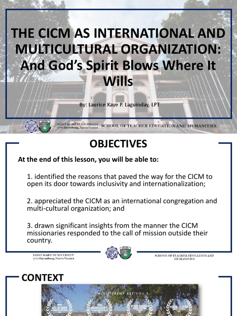 CICM: Embracing Global Mission | PDF | Catholic Church | Second Vatican ...