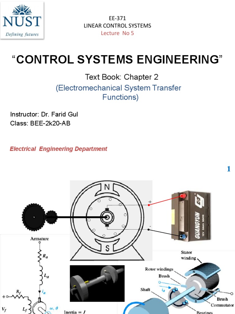 Lecture 05 Electromechanical Systems Transfer Functions | PDF ...