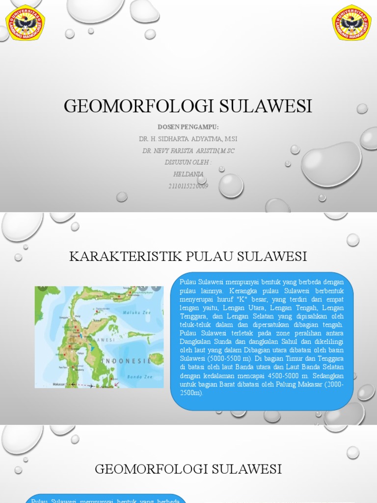 Geomorfologi Sulawesi | PDF