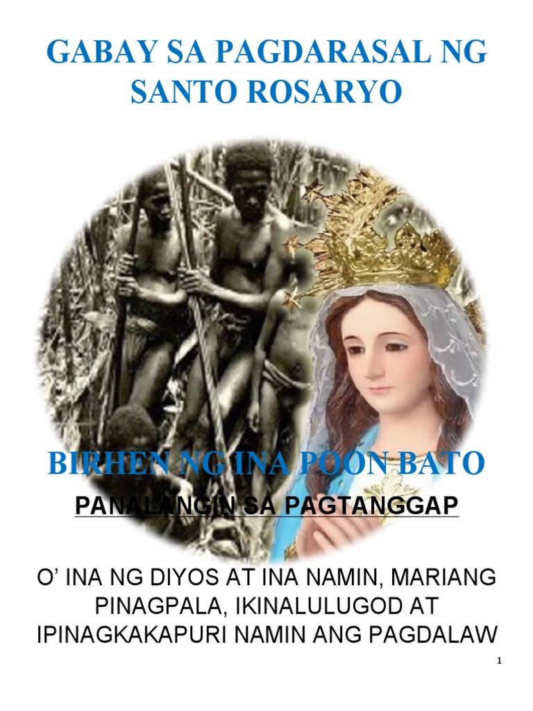 Pag Darasal NG Santo Rosaryo | PDF