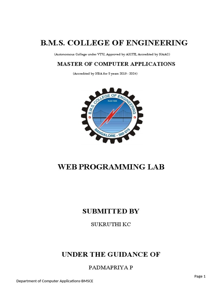 Sukruthi WT Week5 | PDF | Java Script | Html