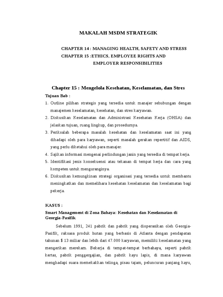 MSDM Strategik CH 14-1-32 | PDF | Bisnis